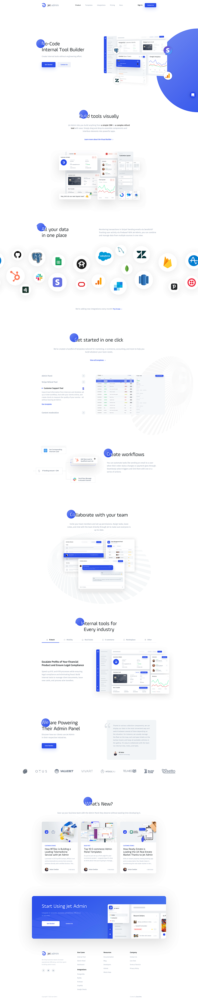 No-Code Internal Tool Builder Jet Admin
