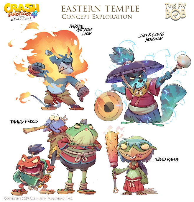 Crash 4: It's about time Eastern Temple theme. Concept exploration ...
