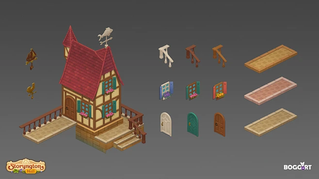 2D OBJECTS-花瓣网