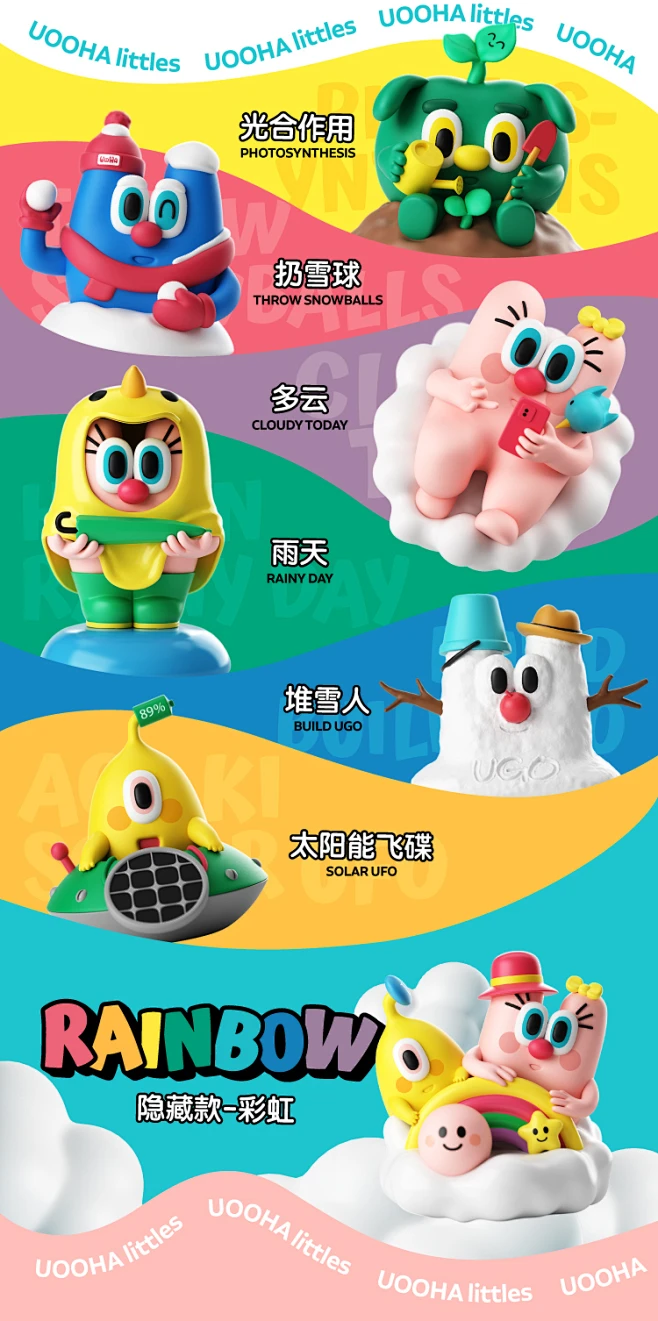 uooha 天气系列盲盒2021新款潮玩手办娃娃公仔儿童礼物保温杯配件-tmall.com天猫-花瓣网