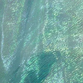 Aqua Woven Translucent/Iridescent Organza Fabric-花瓣网