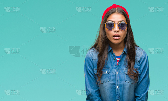 恐怖,面部表情,人的脸部,太阳镜,青年人,惊奇,中东人,背景聚焦,震惊,害怕