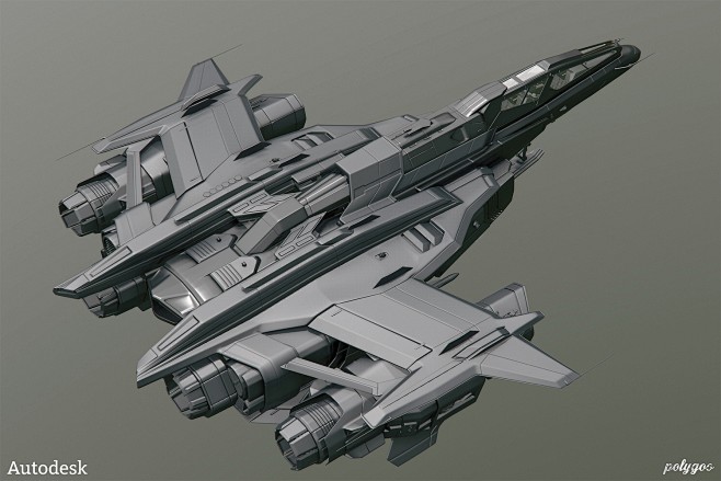 科幻飞船原画科幻载具原画科幻原画来自cgbook.cn (368)
