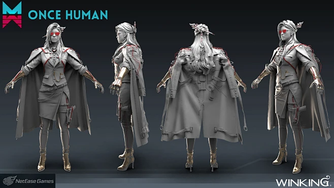 Once Human - NestEase - 3D Character-花瓣网