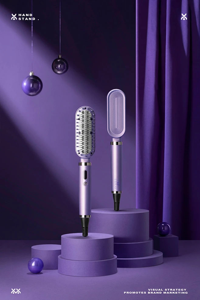 家居家电 ｜卷发棒夹板 X Handstand倒立_Handstand倒立_【68Design】-花瓣网