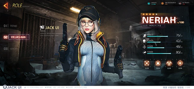 @deviljack-99 游戏uiux二次元游戏界面图标交互设计原画立绘UE平面素材-花瓣网