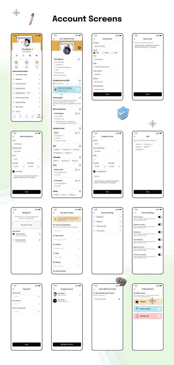界面设计招聘人力资源招聘APP求职求职APPUI设计app ui-花瓣网