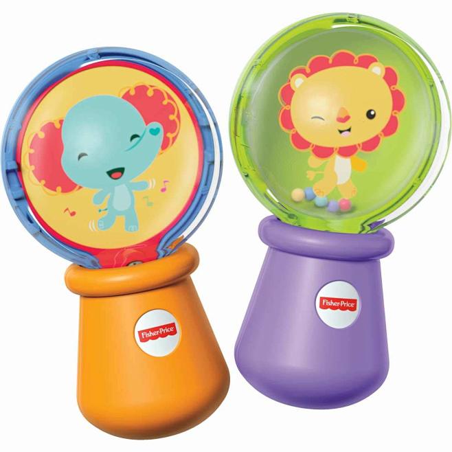 Amazon.com: Fisher-Price SHAKE ' N SPIN maracas: Toys & Games