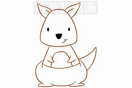 袋鼠简笔画_百度图片搜索-花瓣网