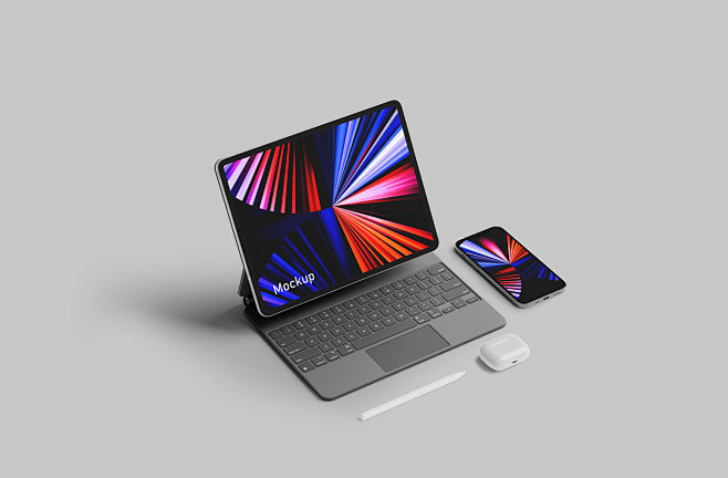 app apple Display ipadpro iphone12pro Mockup presentation showcase ...