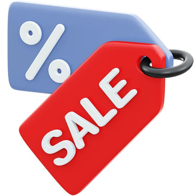 lable - 20款活动促销3D图标 SALE 3D Icon Pack-花瓣网