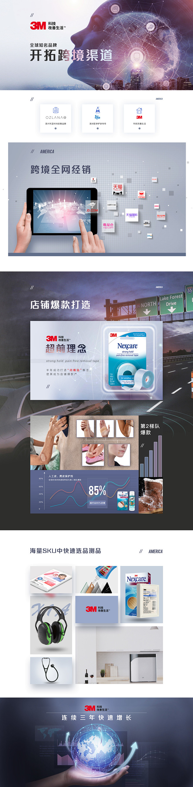 公司网站 3m 品牌页