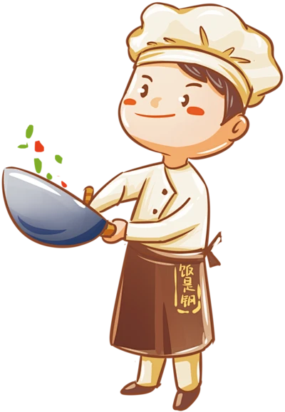 【米图网-52mitu.com】卡通人物 人物 厨师 插画 炒菜 饭 卡通 图标 手绘520情人节恋爱唯美手绘爱心-花瓣网