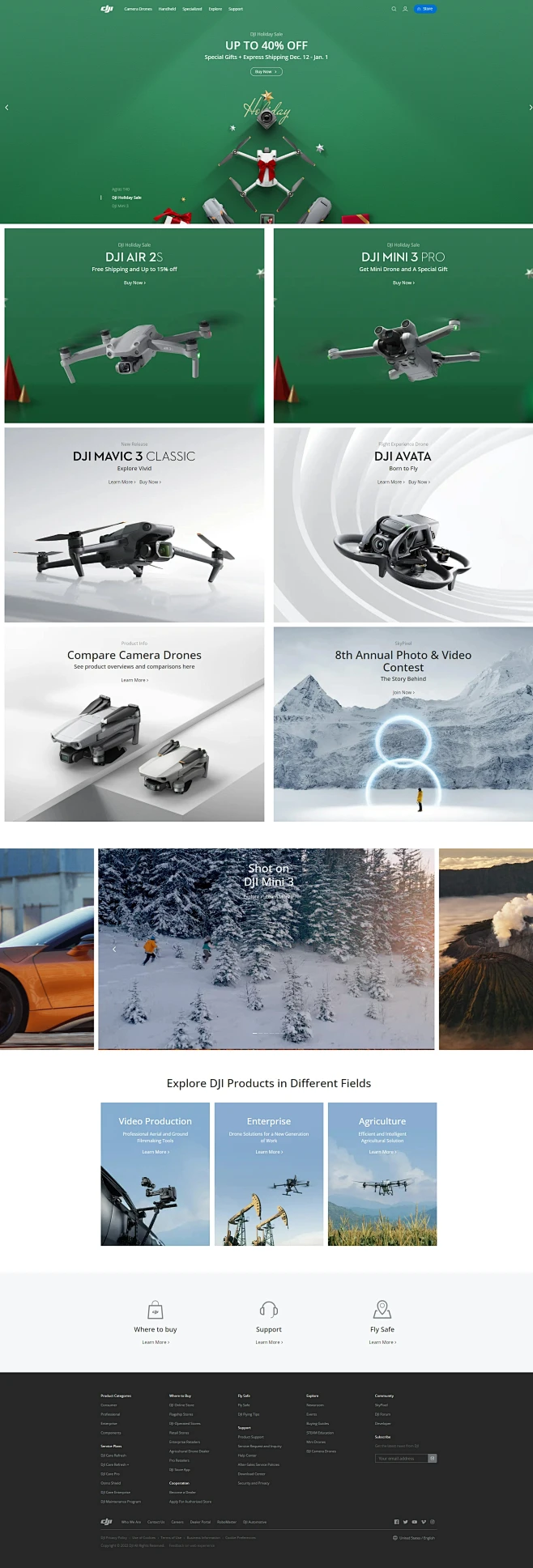 DJI - Official Website-花瓣网