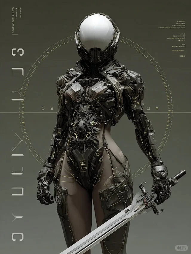 #0089 MJ：3D科幻 - 小红书-花瓣网