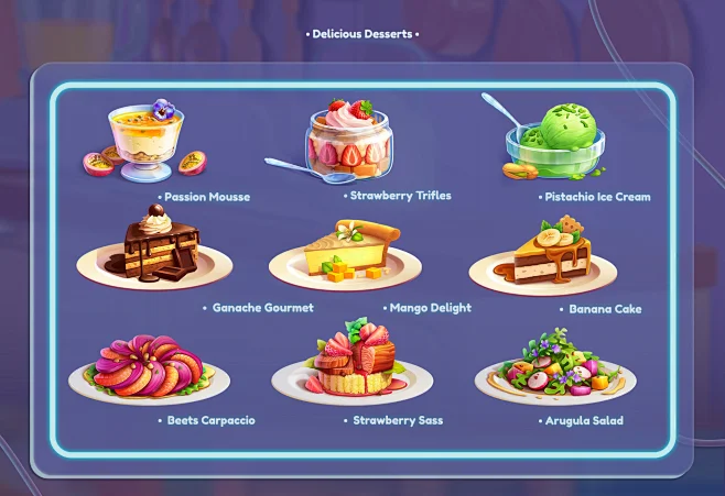 2D cartoon Character design concept Food Game Art Games Icon ...