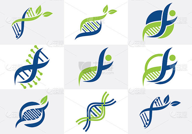 DNA标志设计模板