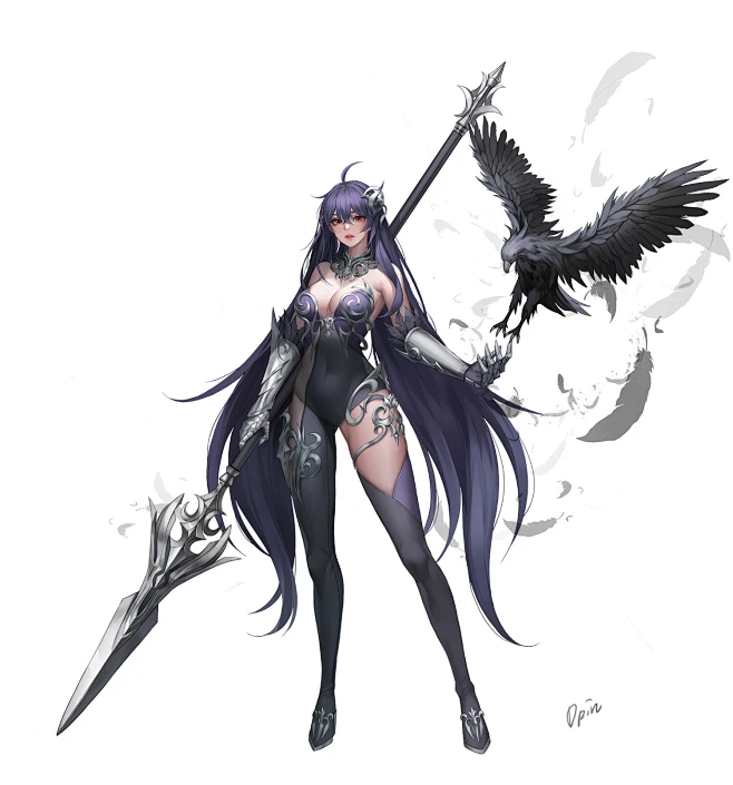 Crow knight-花瓣网