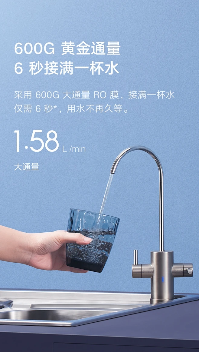 【小米MR642-B】小米净水器家用净水机H600G 双芯六级过滤 无罐直饮水 RO反渗透 双出水龙头 米家APP智能互联【行情 报价 价格 评测】-京东-花瓣网