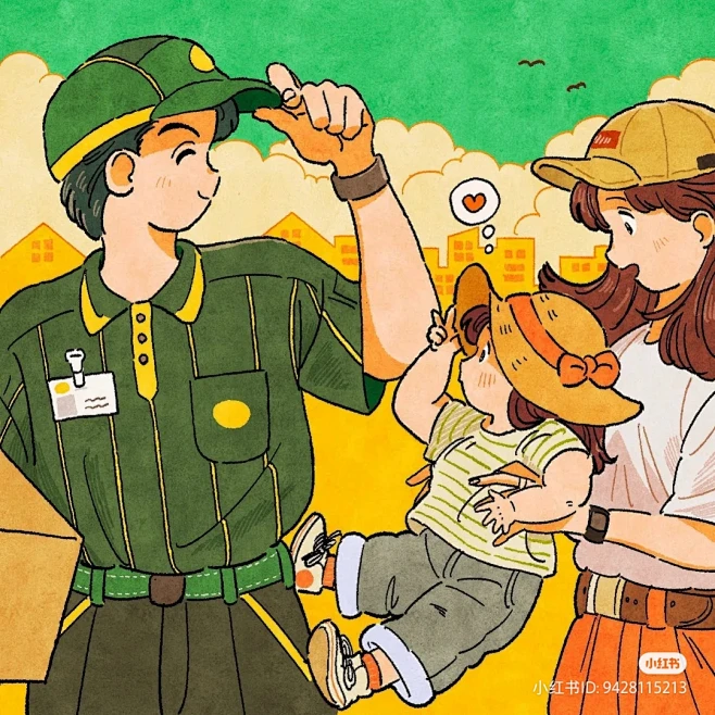 illustrator_onoco-花瓣网