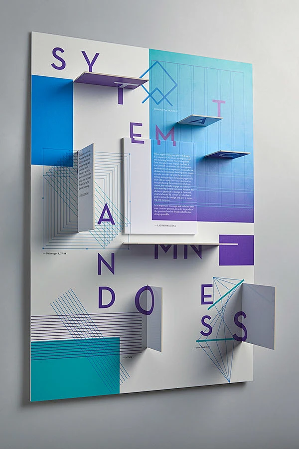 Systematic Randomness : A self promotional interactive 3D poster ...