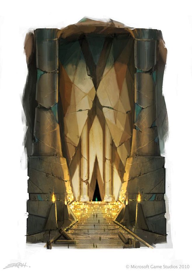 Fable 3 - Auroran Temple Entrance