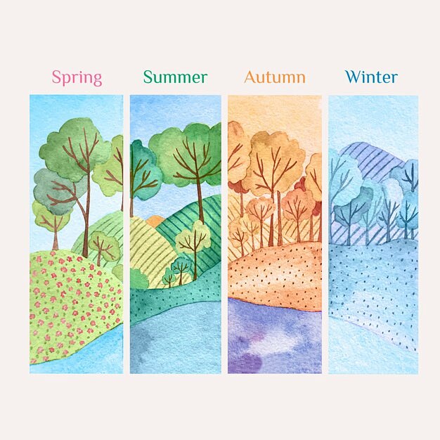 watercolor-4-seasons-illustration_23-2149436706