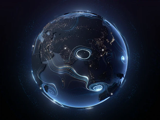 Milkinside website globe design 3d agency animation branding c4d cg cgi ...