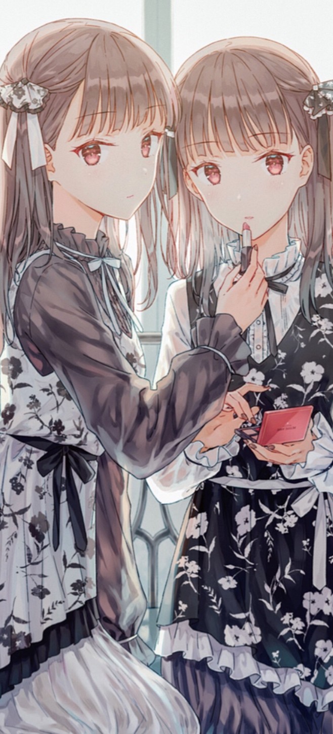 Hiten 动漫美少女 姐妹花