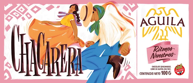 aguila Chacarera chamame chocolate cuarteto ILLUSTRATION lettering ...