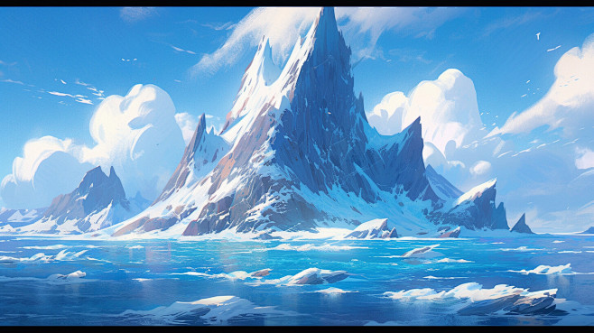 Ice mountain