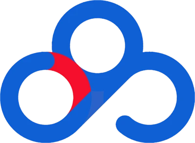 【米图网-52mitu.com】百度云 logo 简洁 蓝色 红色百度云logo-花瓣网