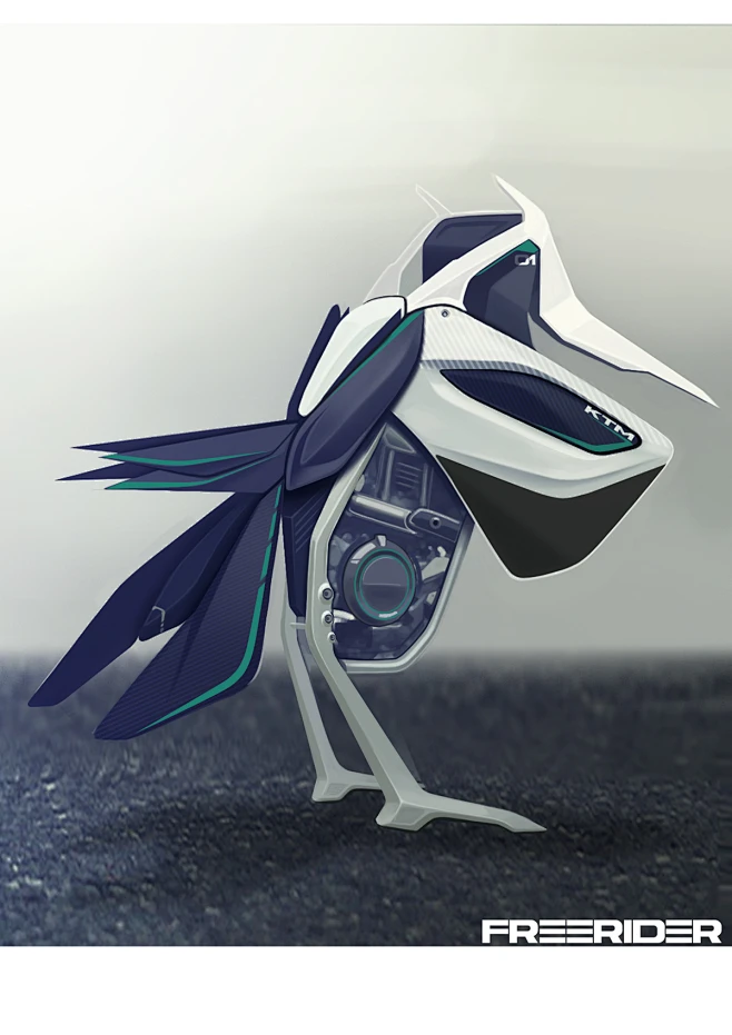 KTM birds illustration/form study : This project started with an idea ...
