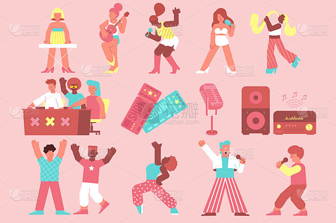 1911. i506.015.p.m009.c20。歌手明星摆平