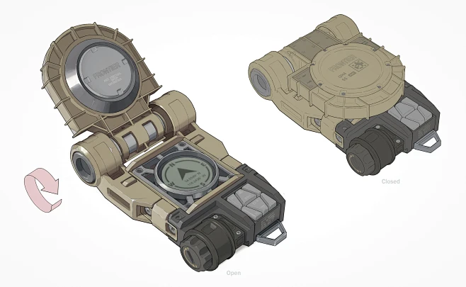 Frontier e-compass-花瓣网