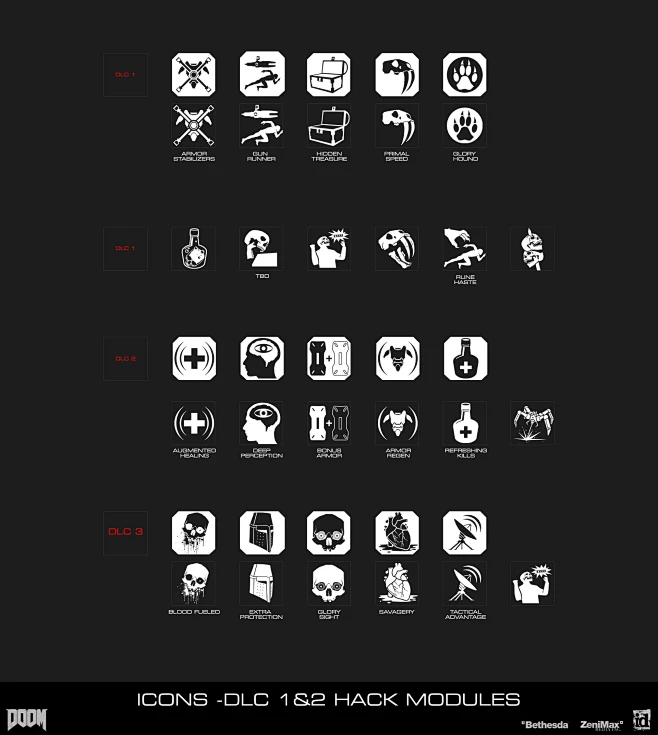 @deviljack-99 【JACK游戏UI】二次元剪影图标手绘icon扁平图标徽章JK (9)-花瓣网