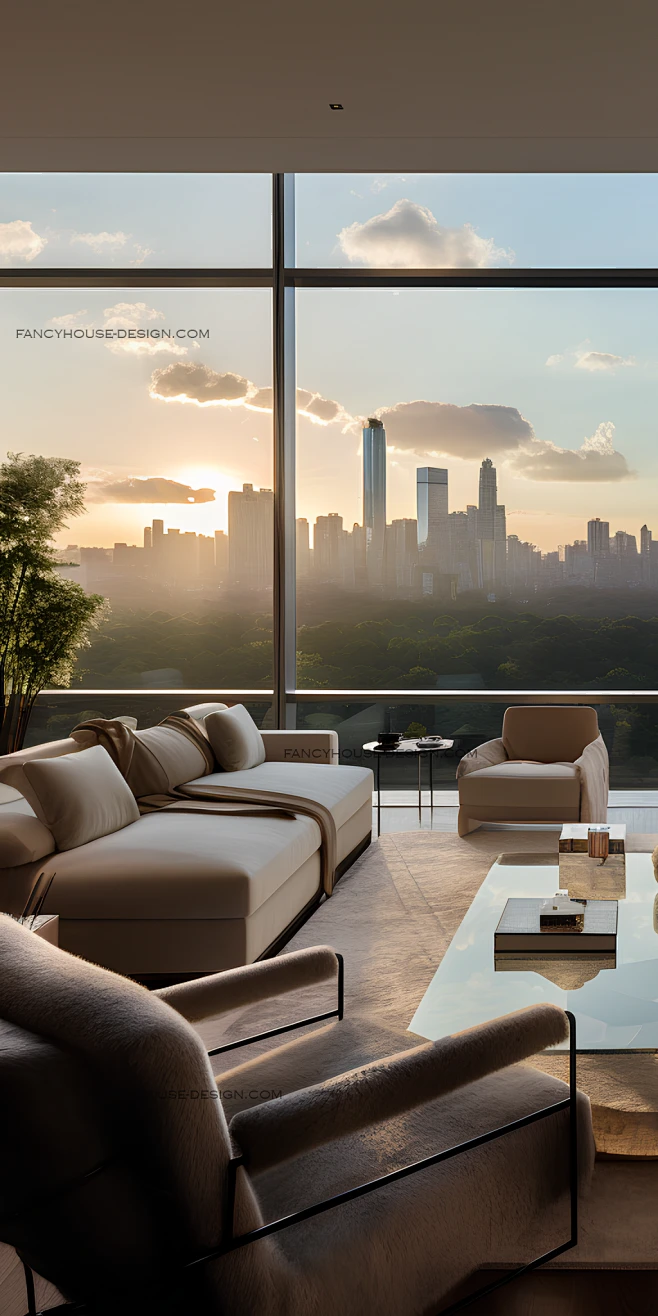 其中包括图片：A minimalist approach to interior design makes this New York ...