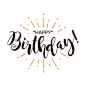 其中包括图片：Happy Birthday