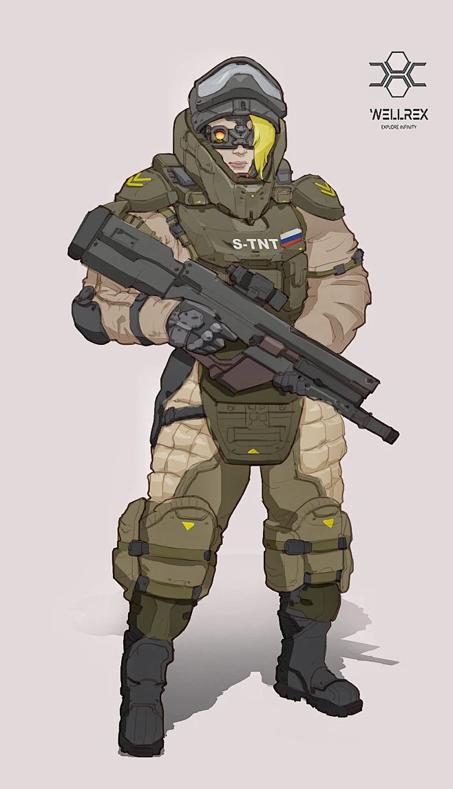 Russia soldier, Well rex-花瓣网