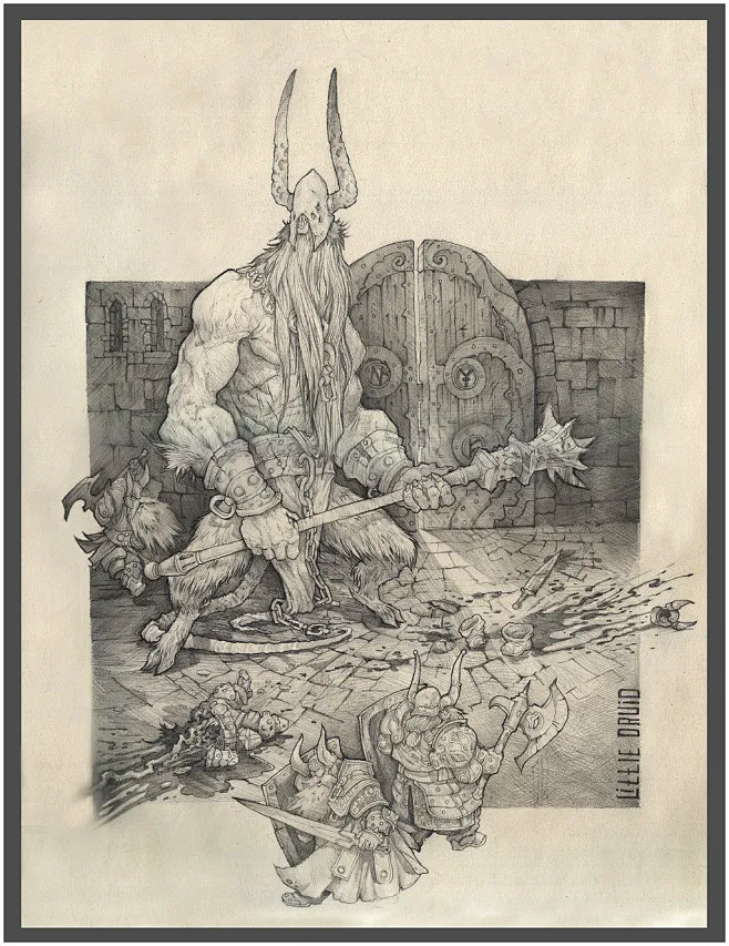 Angry dwarves图片_A016图片素材-花瓣网