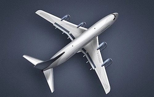 平面飞机PSD素材_iFreePSD-花瓣网