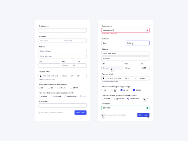 Form Elements app checkbox dashboard design disabled field form form f
