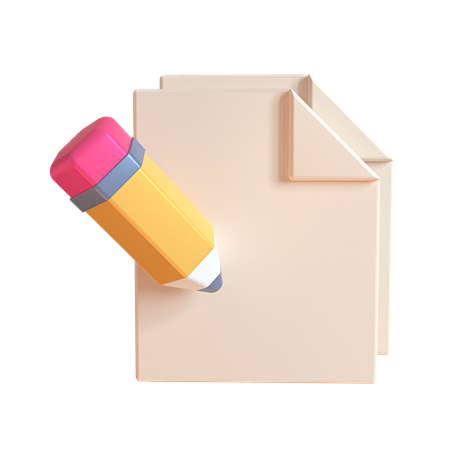 Note 3D Illustration