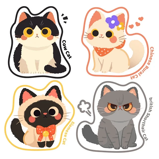 卡通猫咪 - 小红书搜索-花瓣网