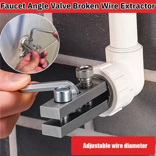 Faucet Angle Valve Broken Wire Extractor Household Metal Tap Thread ...