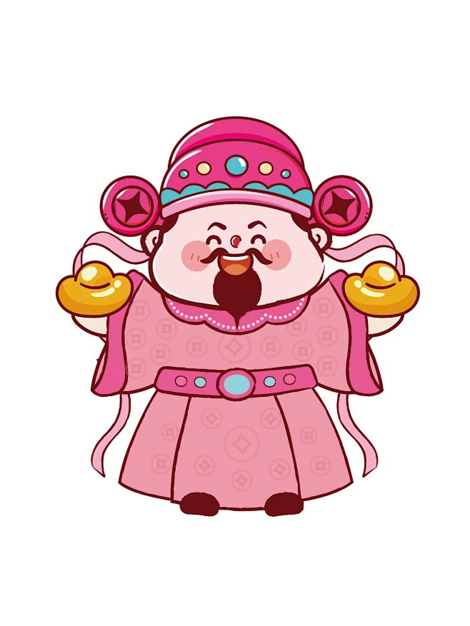 财神粉110-05-花瓣网