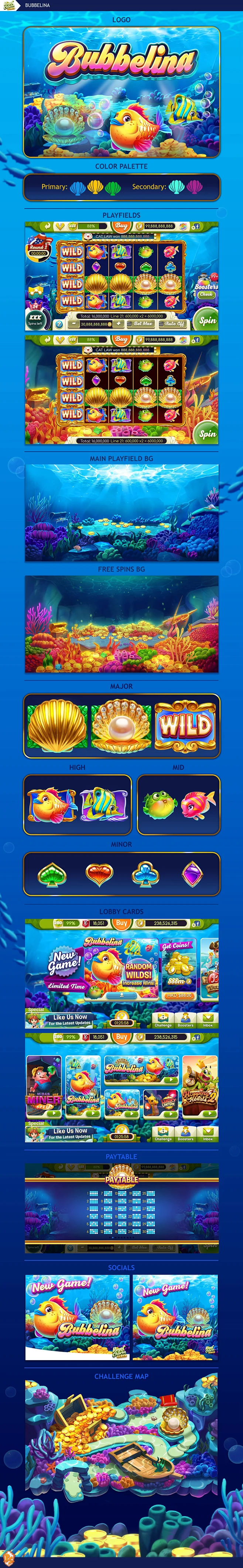 slot slot machine JackPot bubbelina king ui ux casino game graphic ...