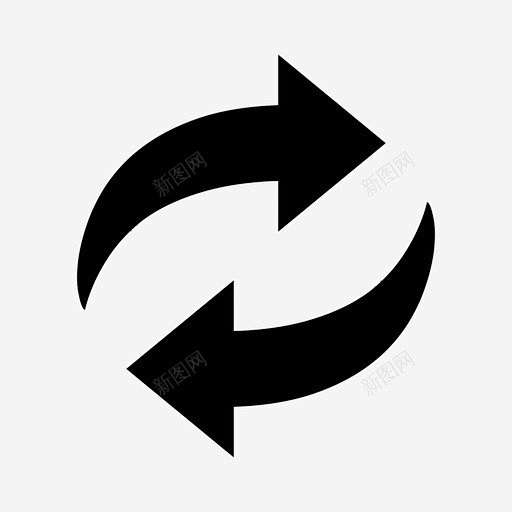 交换旋转更换图标 UI图标 设计图片 免费下载 页面网页 平面电商 创意素材