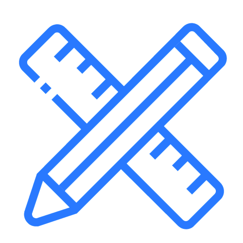 图标ICON设计尺子铅笔工程png素材