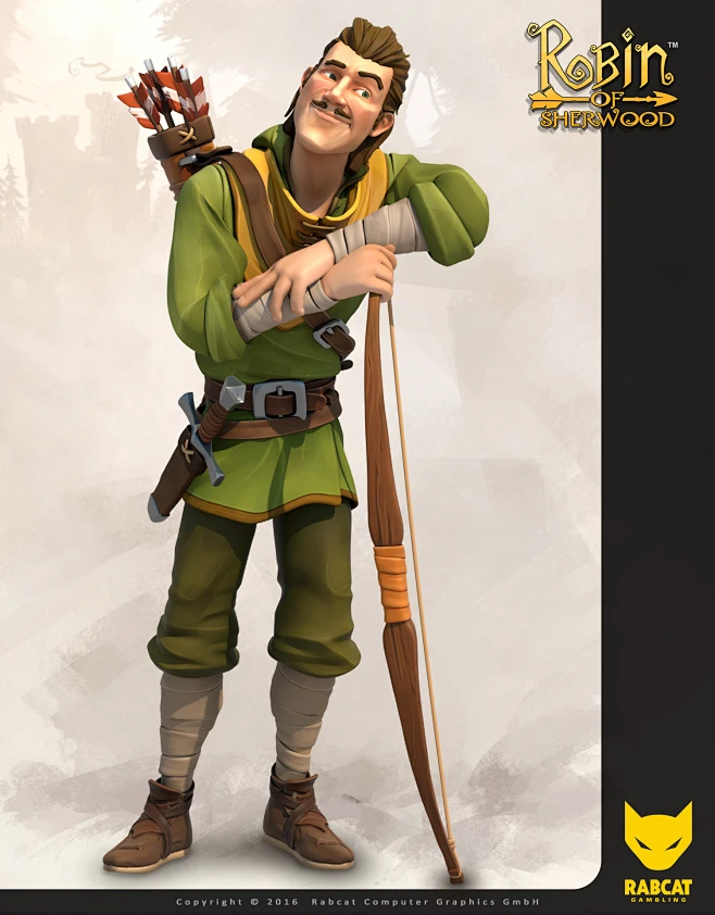 ROBIN OF SHERWOOD - "Robin" Character Art, RABCAT GAME ART : This is ...